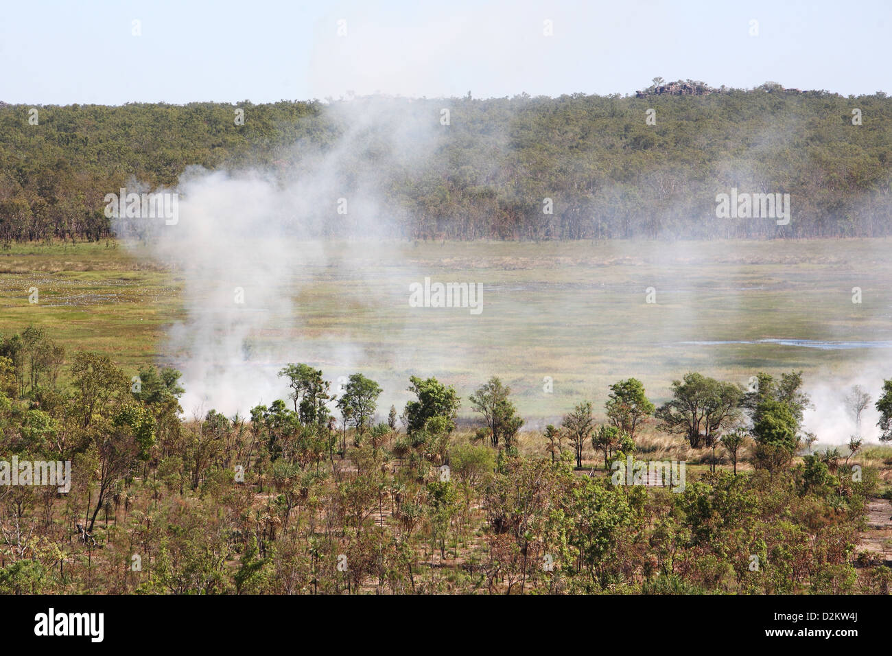Controlled cold season burning of dry vegetation. Kakadu National Park ...