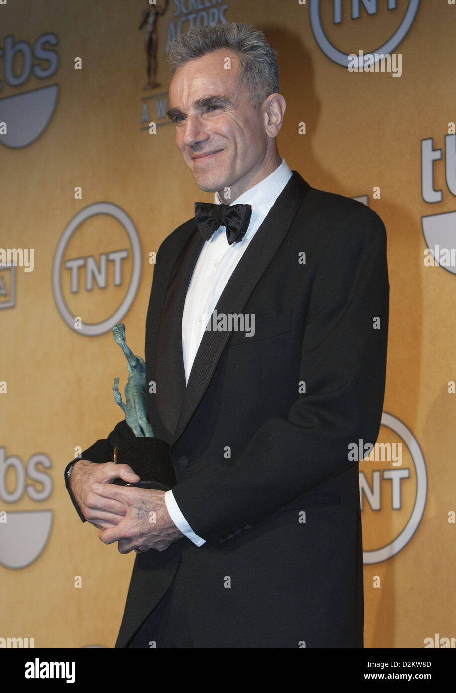 Los Angeles, California, USA. 27th January 2013. Actor Daniel Day-Lewis ...