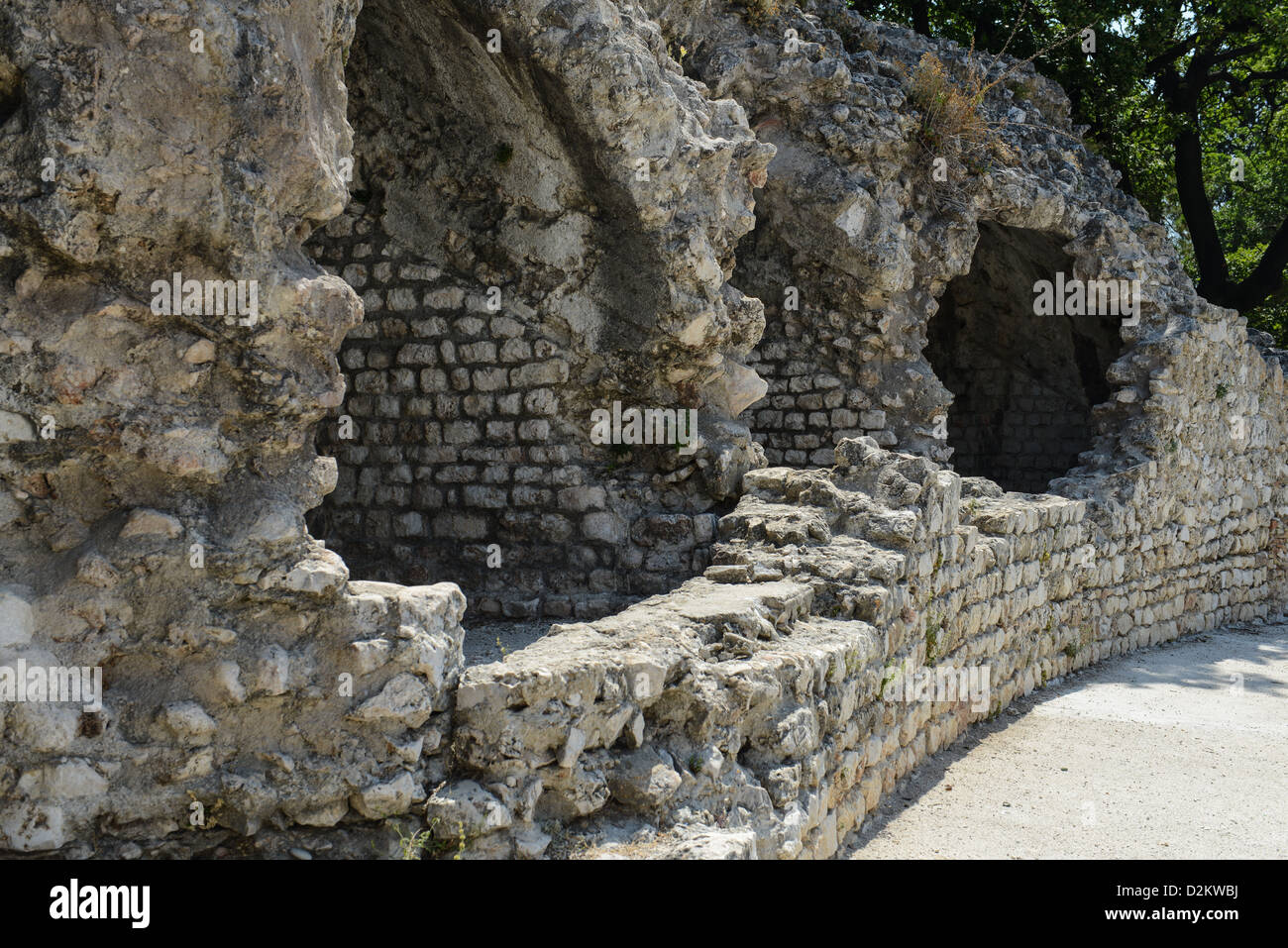 Roman Ruins in Nice, France Stock Photo - Alamy