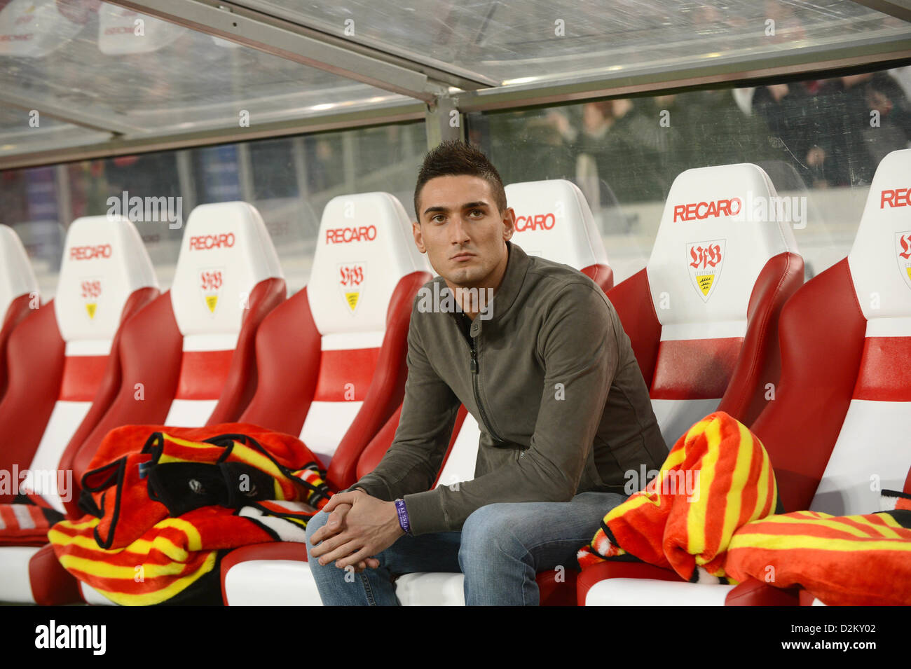 Stuttgart, Germany. 27th January 2013. Stuttgart's new contract ...