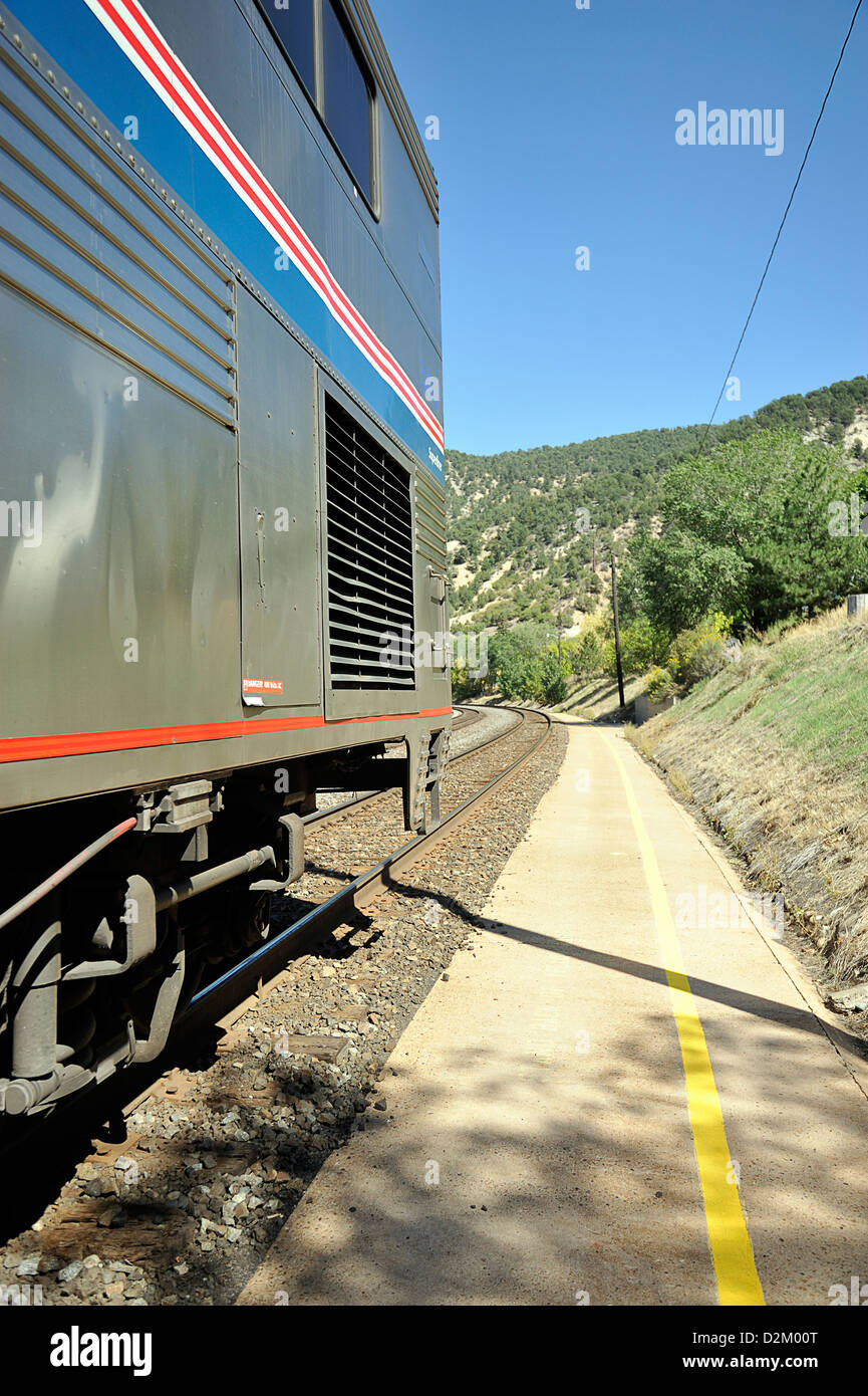 Amtrak train california zephyr hi-res stock photography and images - Alamy