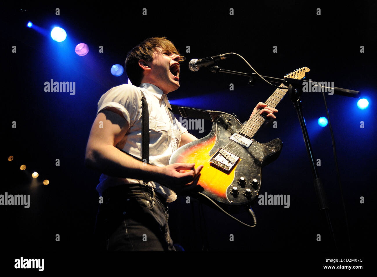 BARCELONA, SPAIN - FEB 19: The Cinematics performs at Apolo on February ...