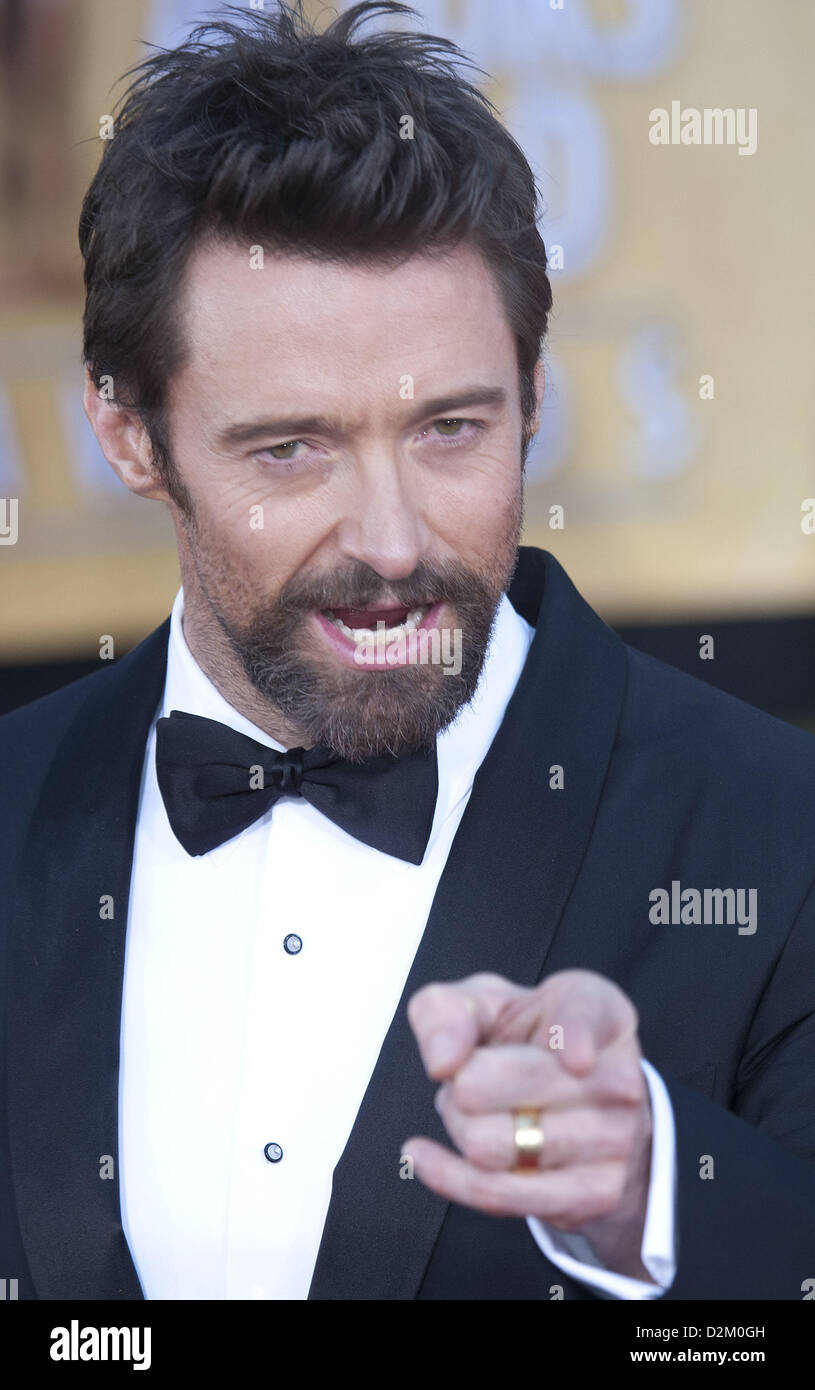 Los Angeles, California, USA. 27th January 2013. Hugh Jackman at the ...