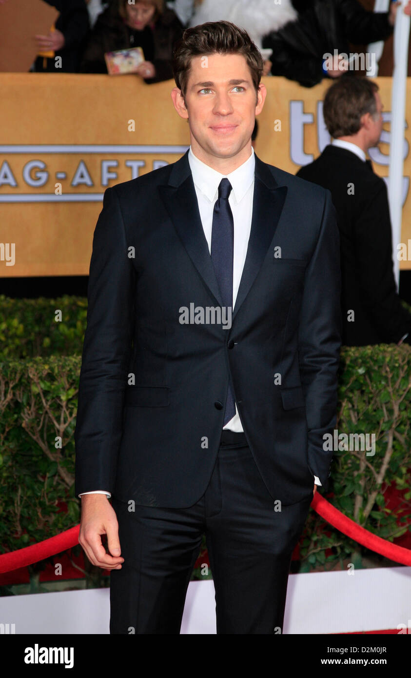 JOHN KRASINSKI 19TH ANNUAL SCREEN ACTORS GUILD AWARDS. RED CARPET LOS ...
