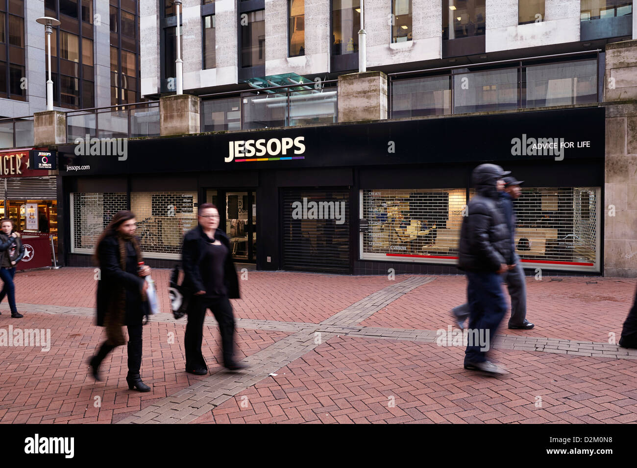 Jessops camera store in central Birmingham UK. The camera chain went ...