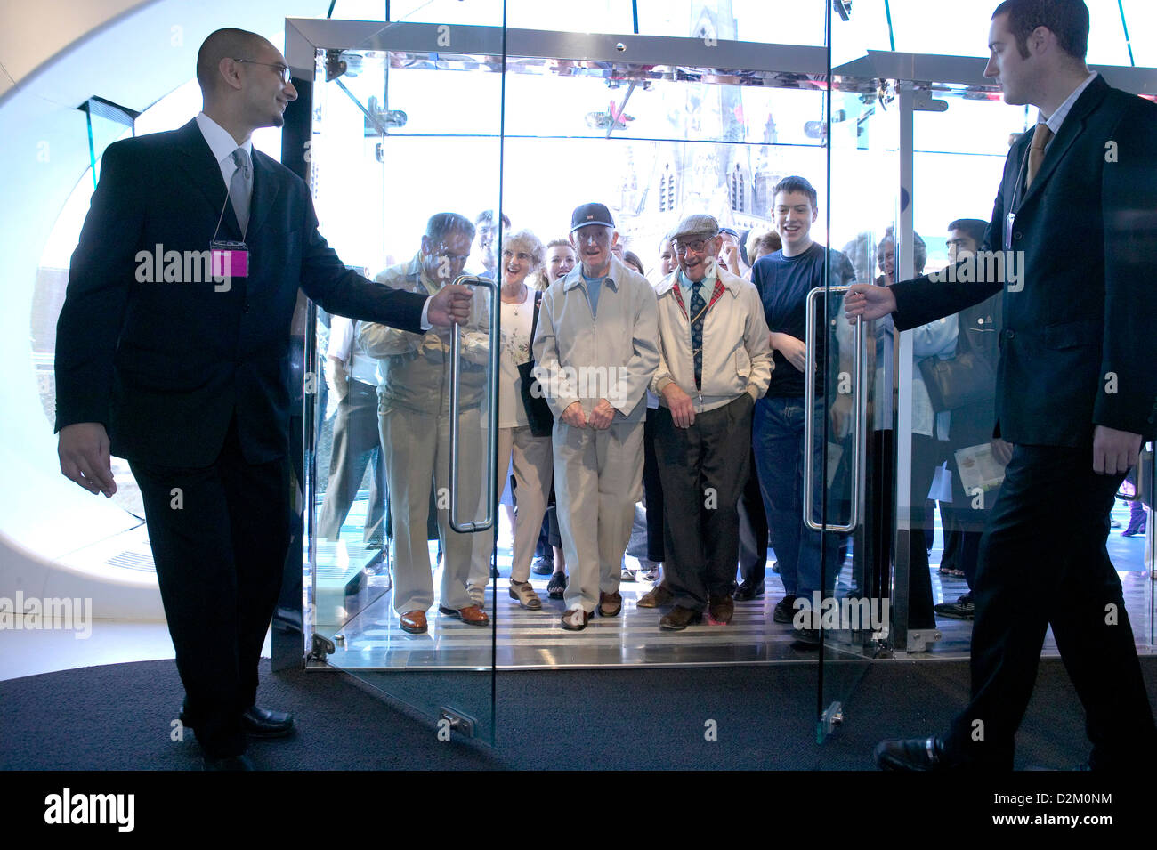 The first shoppers are let in on the opening day of the new Selfridges ...