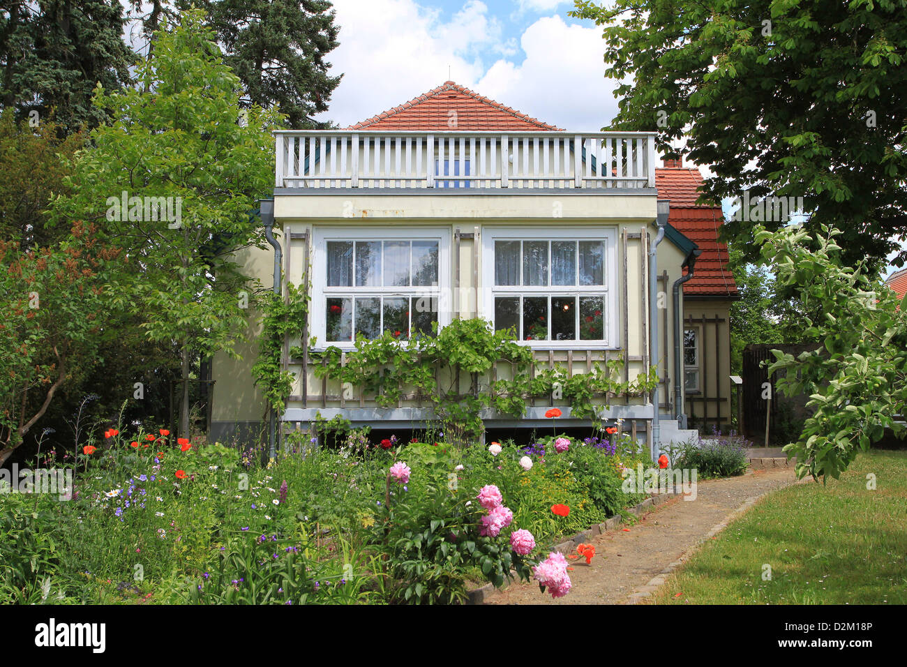 The Hans-Fallada-Museum in Carwitz, Germany. The building was from 1933 ...