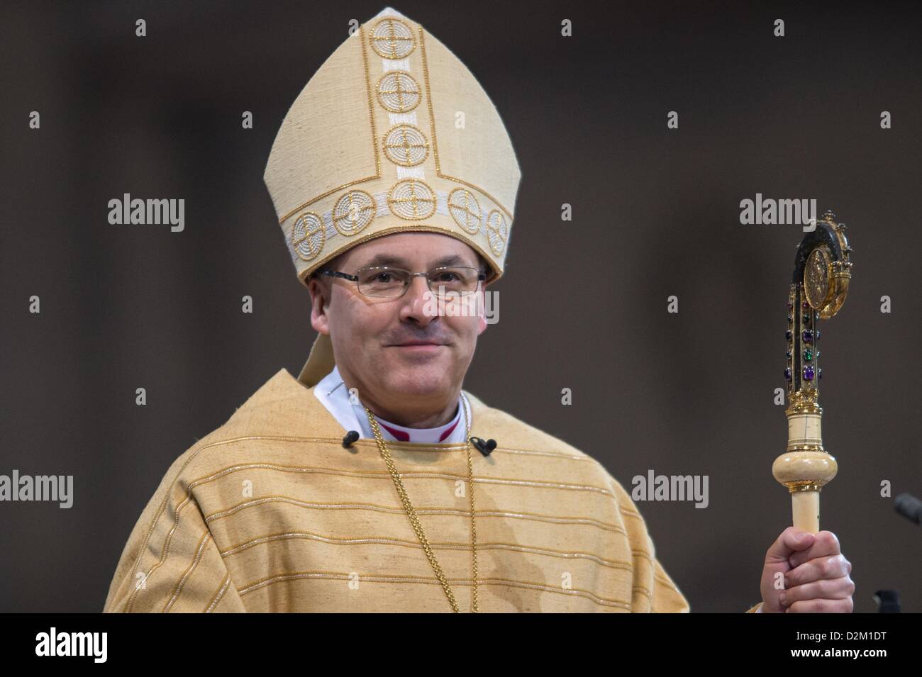 New bishop of Regensburg, Rudolf Voderholzer, is pictured at Regensburg ...