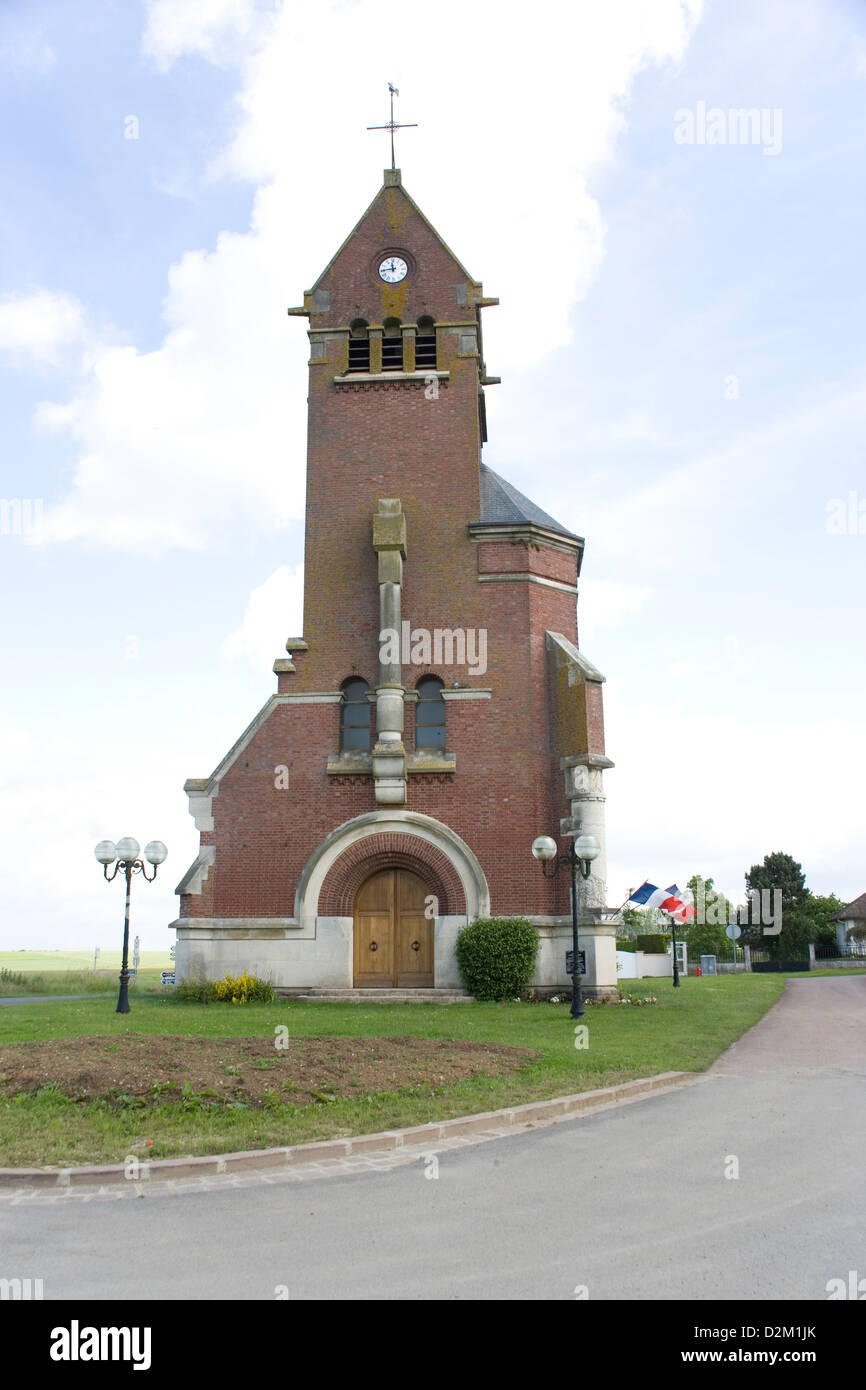 Thiepval church on the Somme, France Stock Photo - Alamy