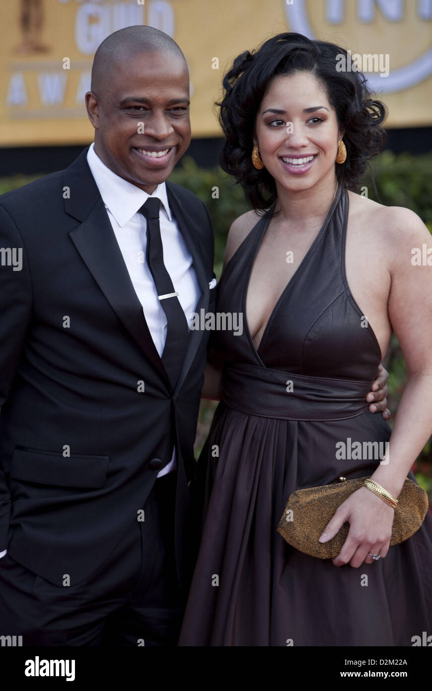 Jan. 28, 2013 - Los Angeles, California, U.S - Actor Keith Powell (L ...