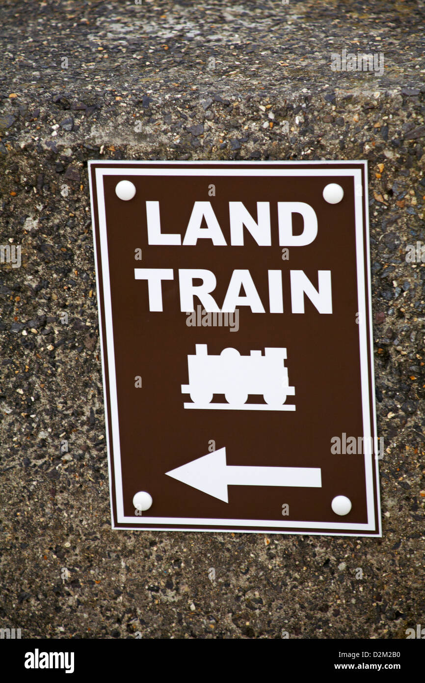 Landtrain sign hi-res stock photography and images - Alamy