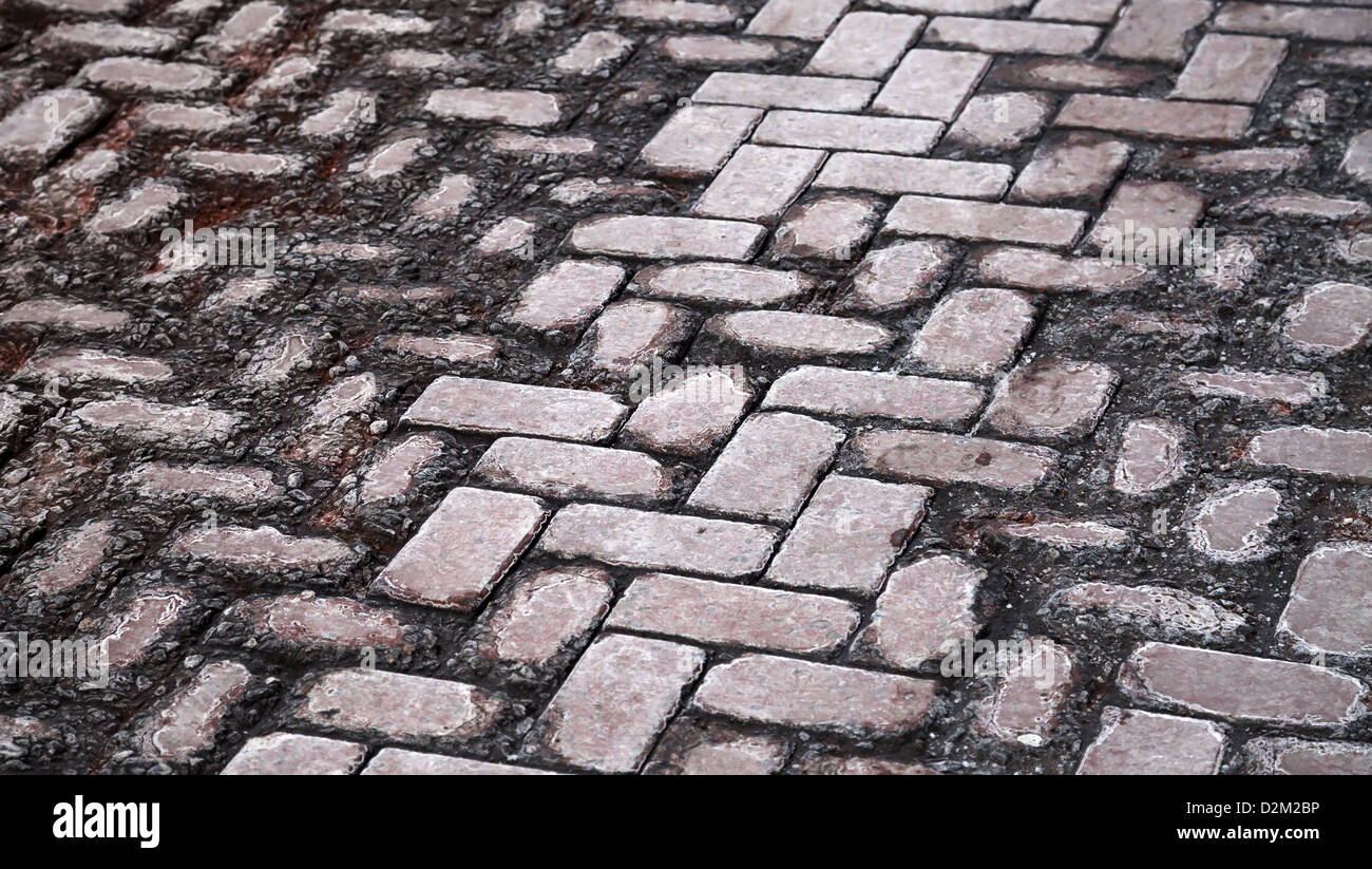 Old cobblestone floor hi-res stock photography and images - Alamy