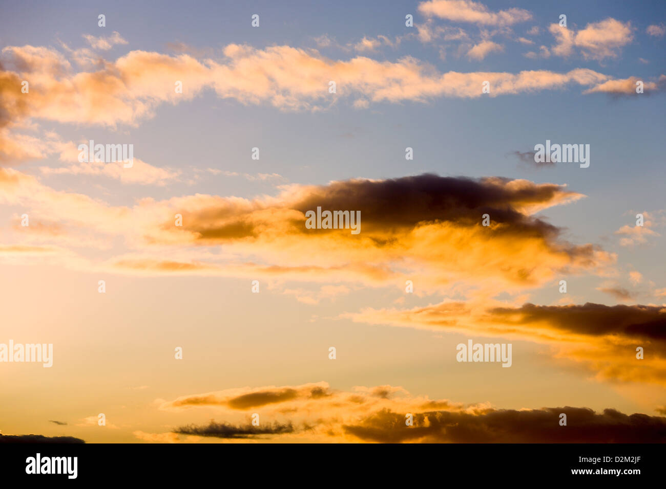 Clouds at sunset Stock Photo - Alamy