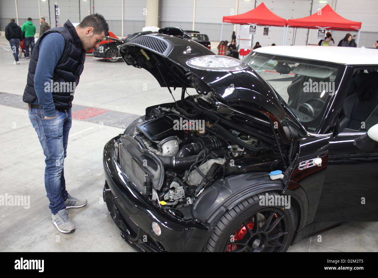 Rome, Italy. 27th January 2013. Tuning Show(Car customisation) in Rome ...