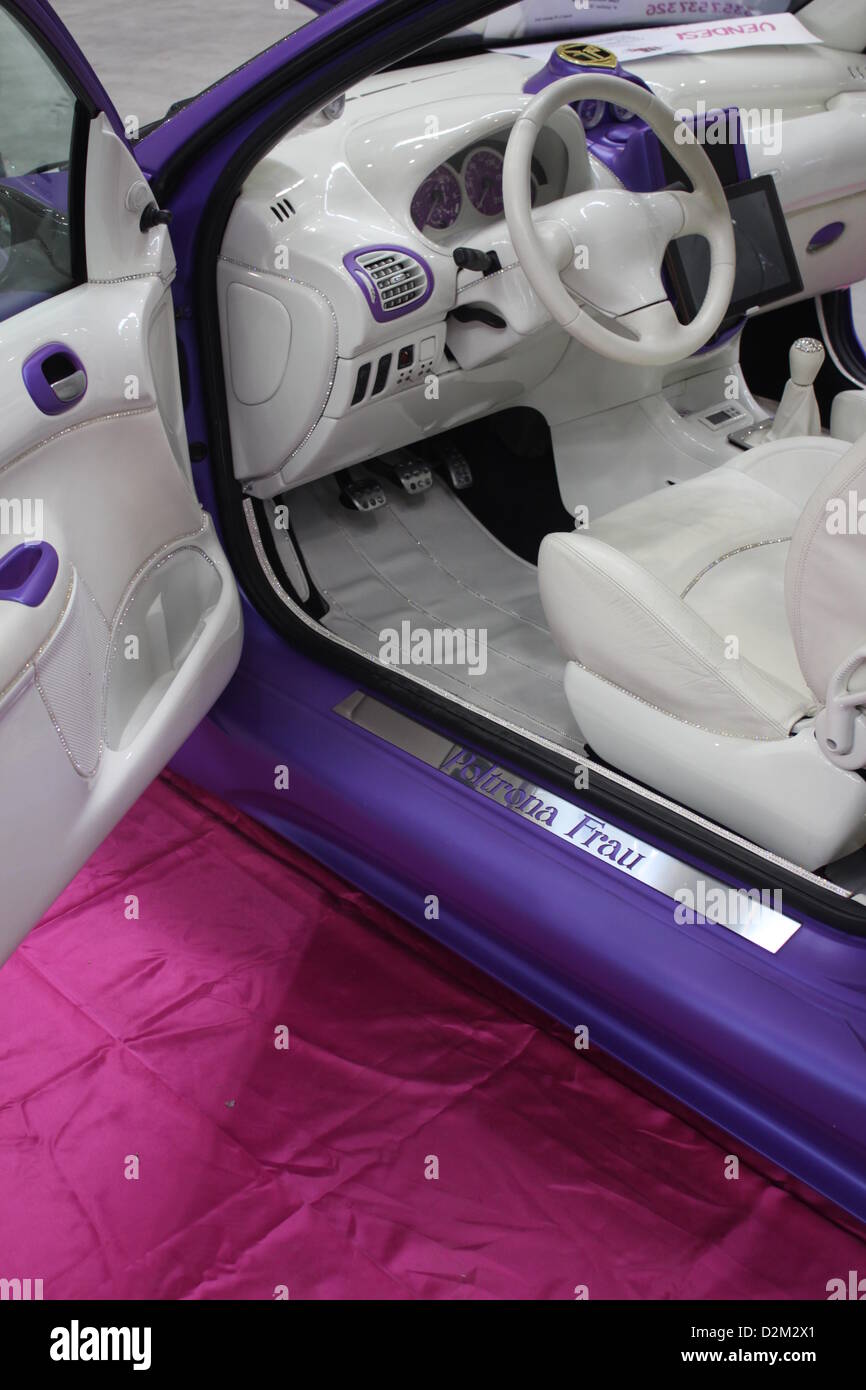 Rome, Italy. 27th January 2013. Tuning Show(Car customisation) in Rome ...