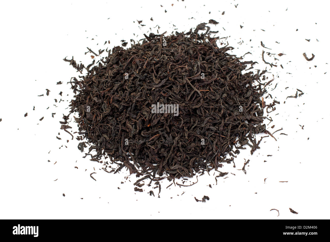 Black tea loose dried leaves Stock Photo - Alamy
