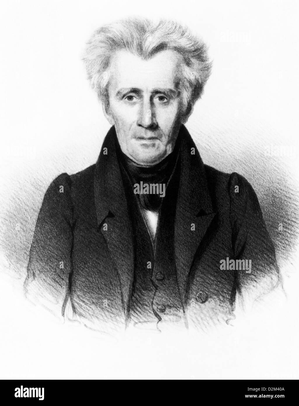 Vintage portrait of Andrew Jackson (1767 - 1845) - the seventh US ...