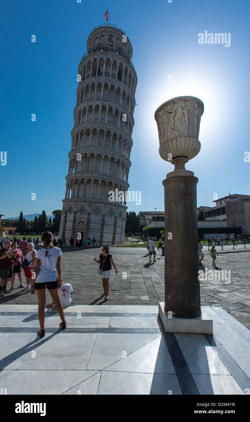 Italy, Pisa, Piazza Dei Miracoli, the Leaning Tower Stock Photo - Alamy
