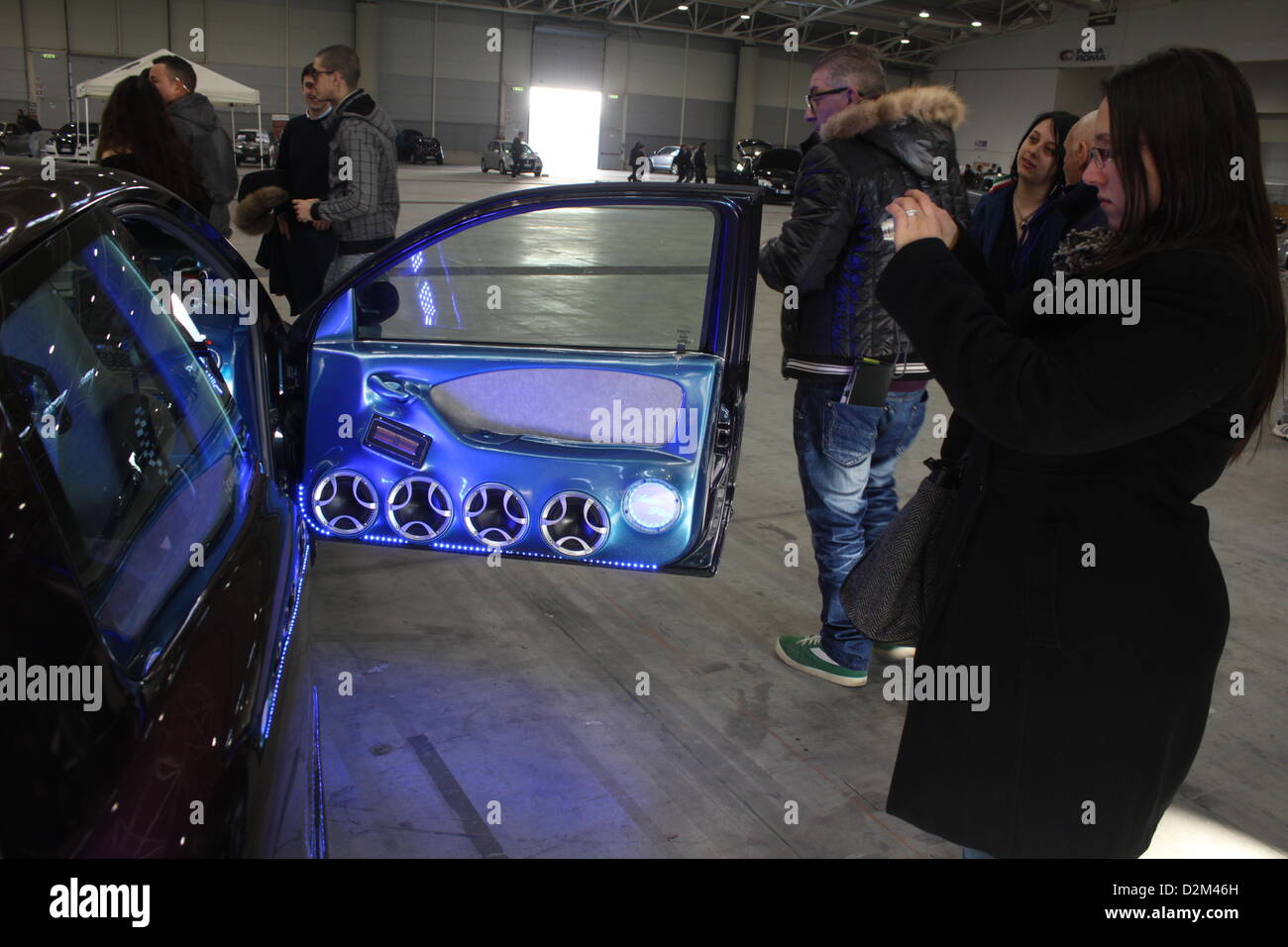 Rome, Italy. 27th January 2013. Tuning Show(Car customisation) in Rome ...