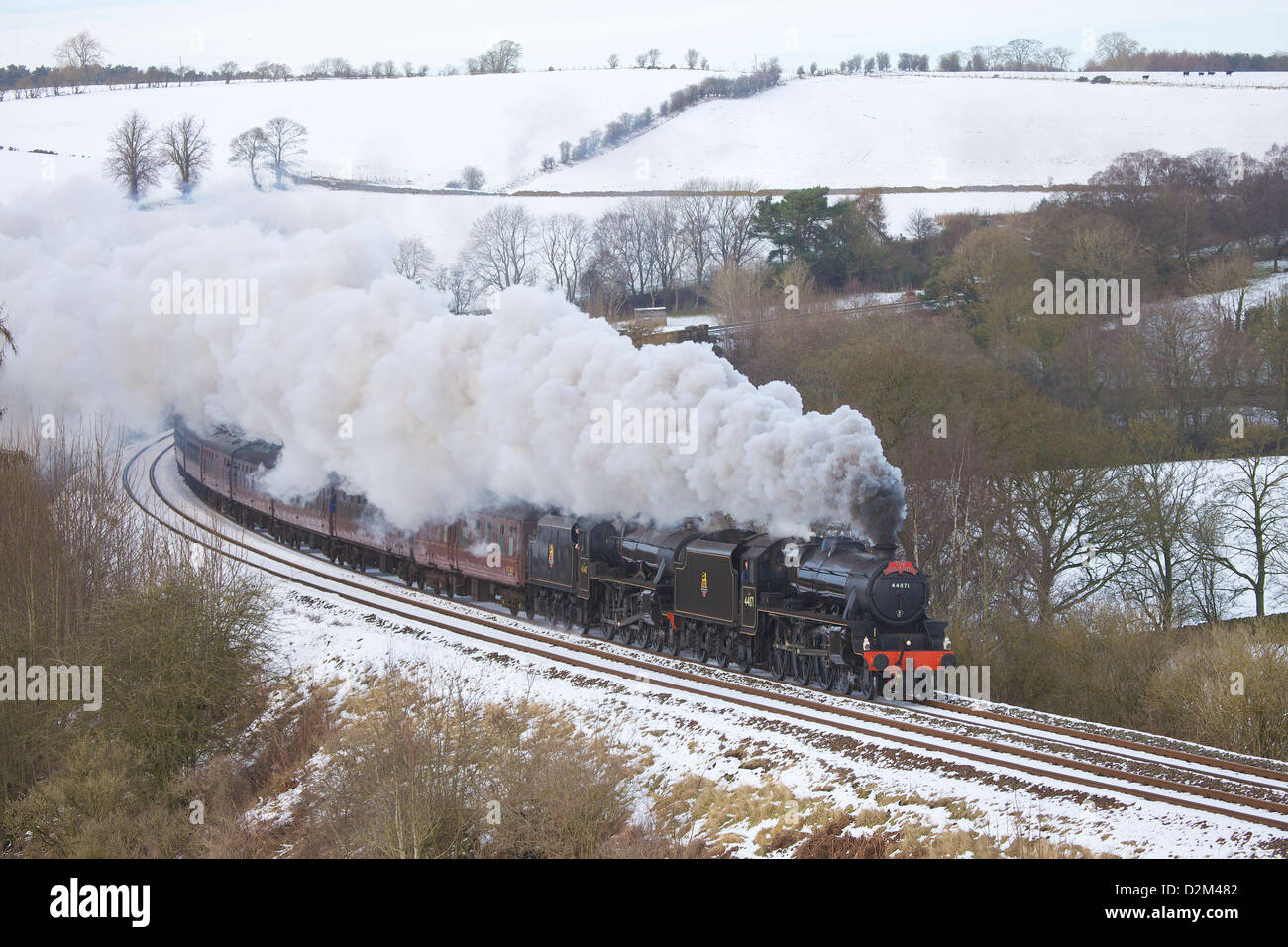 Black fives locomotive hi-res stock photography and images - Alamy