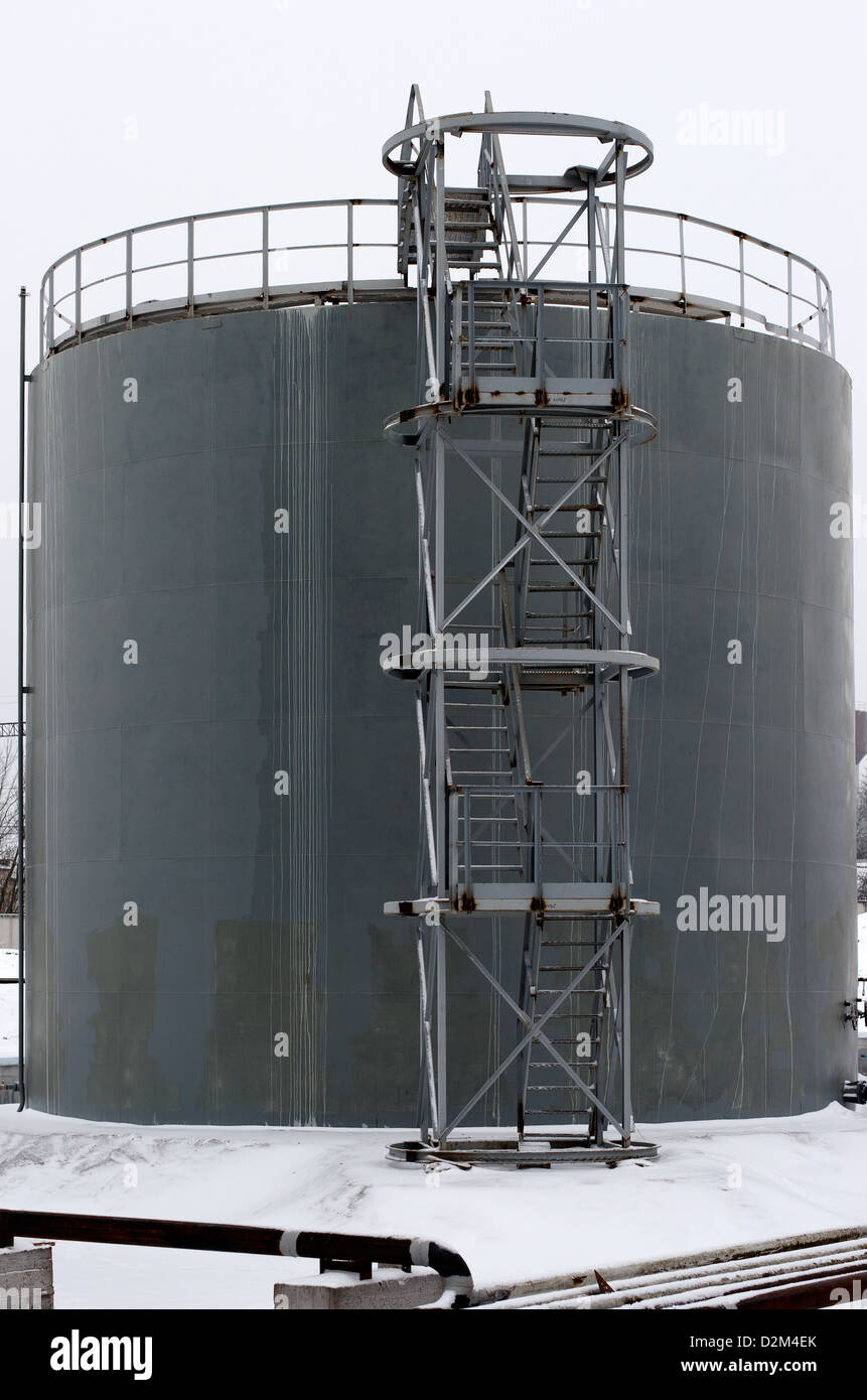 Storage tank spiral staircase hi-res stock photography and images - Alamy