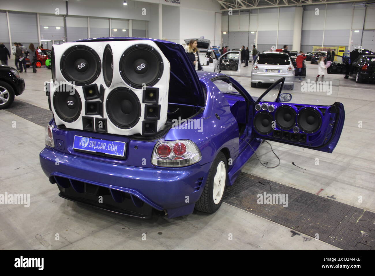Rome, Italy. 27th January 2013. Tuning Show(Car customisation) in Rome ...