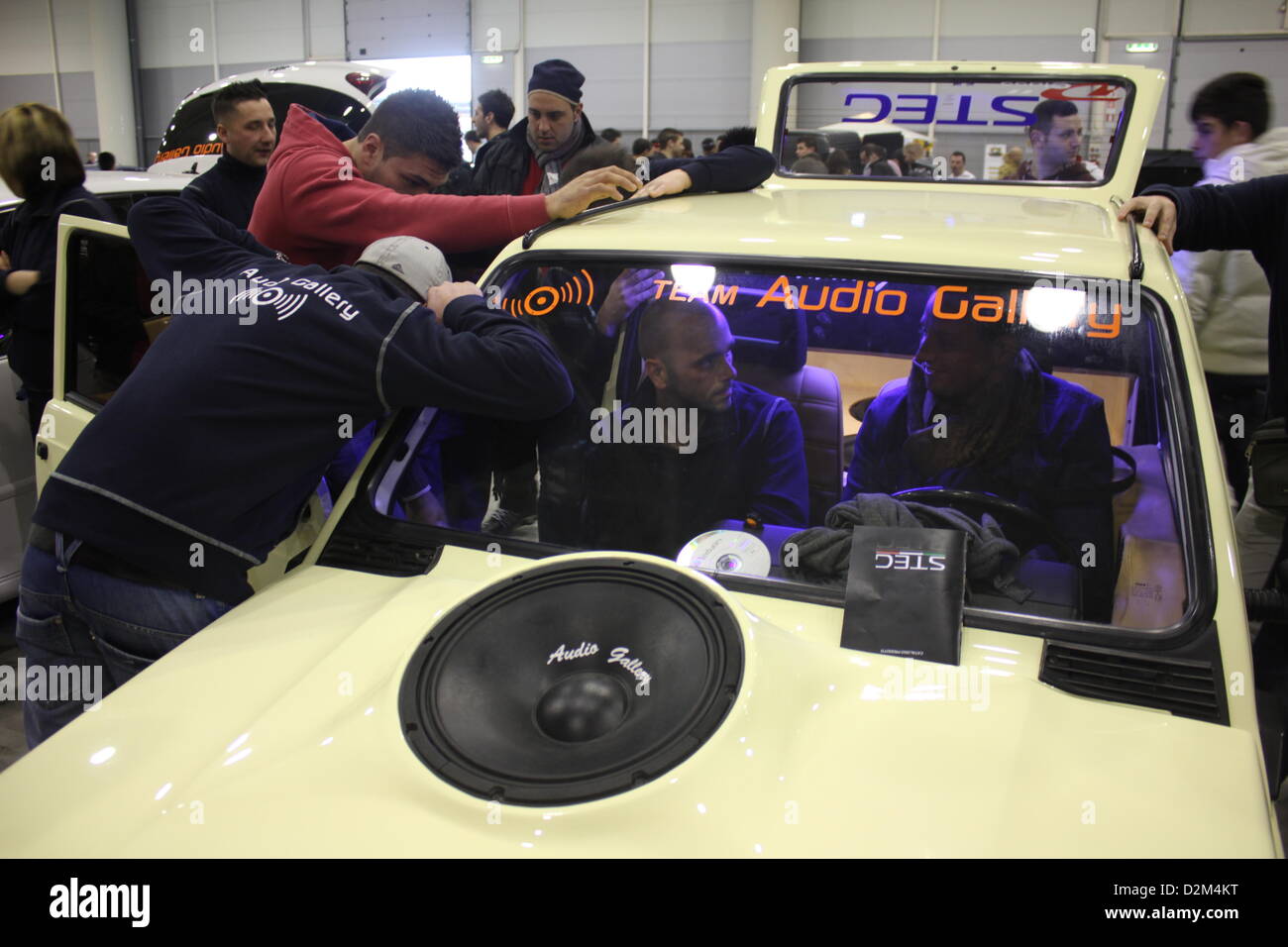 Rome, Italy. 27th January 2013. Tuning Show(Car customisation) in Rome ...