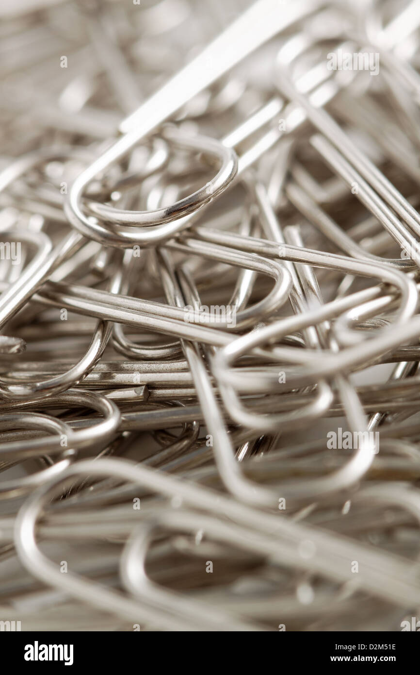 paper clips to white background Stock Photo - Alamy