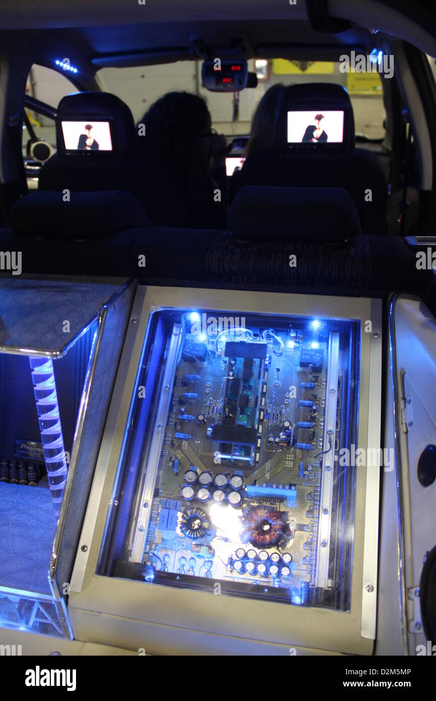 Rome, Italy. 27th January 2013. Tuning Show(Car customisation) in Rome ...