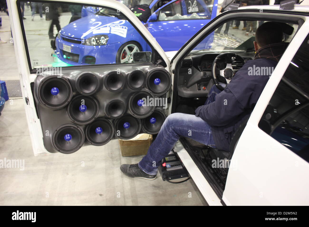 Rome, Italy. 27th January 2013. Tuning Show(Car customisation) in Rome ...