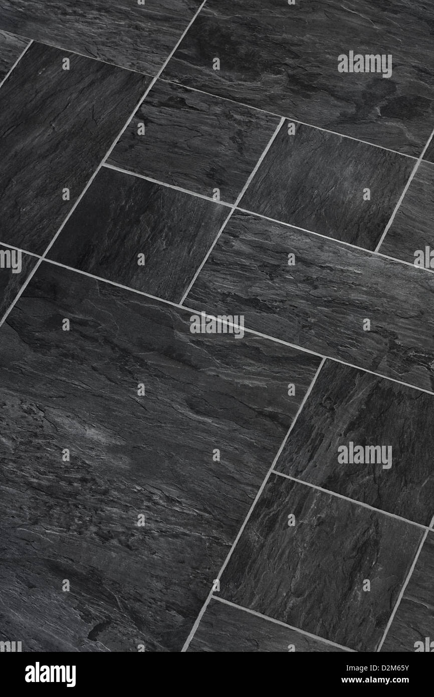 Solid stone Slate flooring a popular choice for modern kitchens and ...