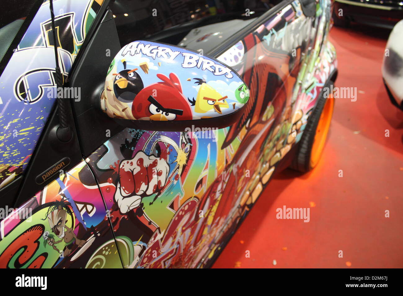 Rome, Italy. 27th January 2013. Tuning Show(Car customisation) in Rome ...