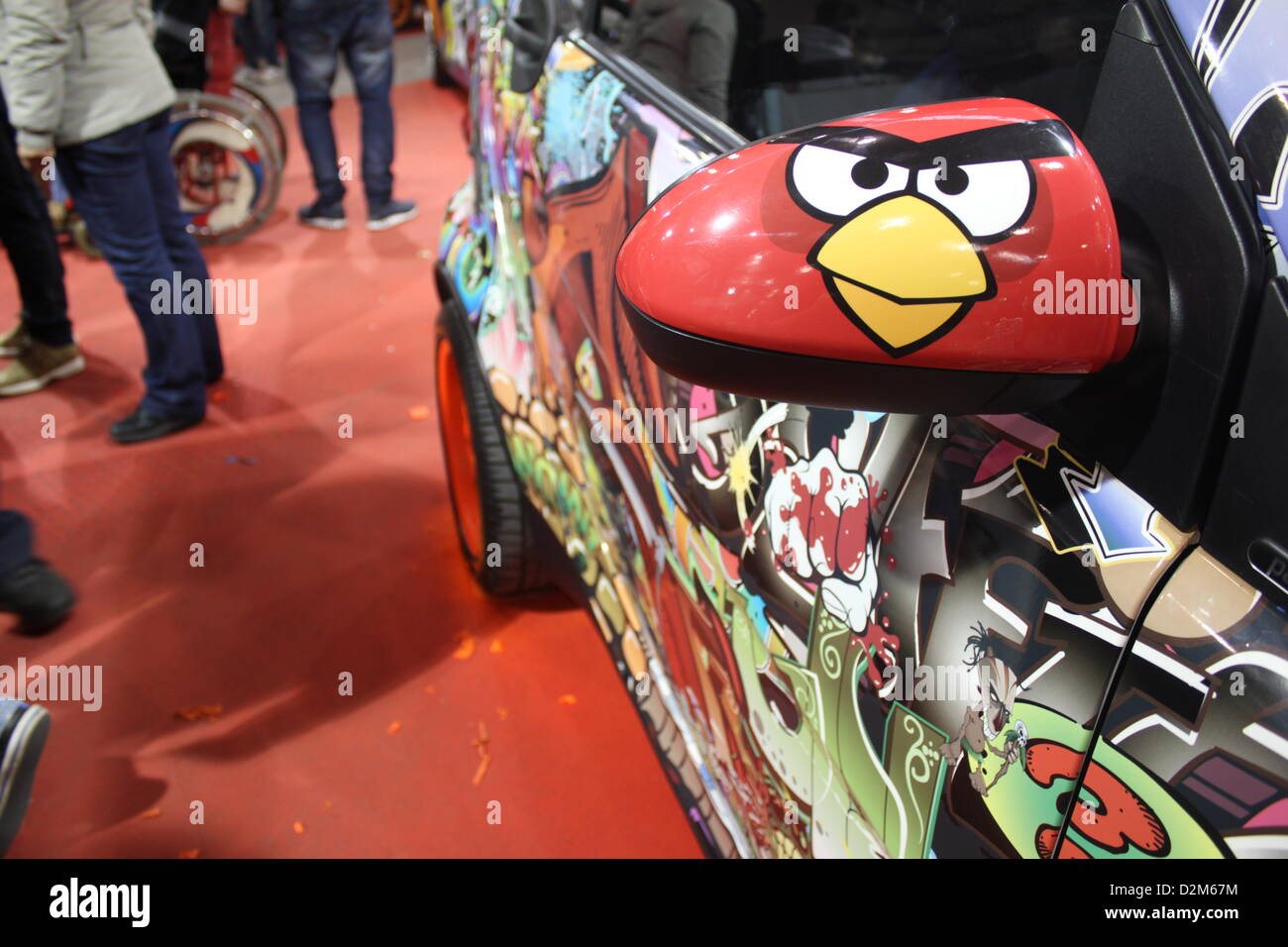 Rome, Italy. 27th January 2013. Tuning Show(Car customisation) in Rome ...