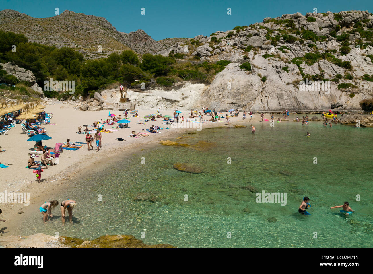Cala Barques, Island Of Palma,Balearic Islands,Spain Stock Photo - Alamy