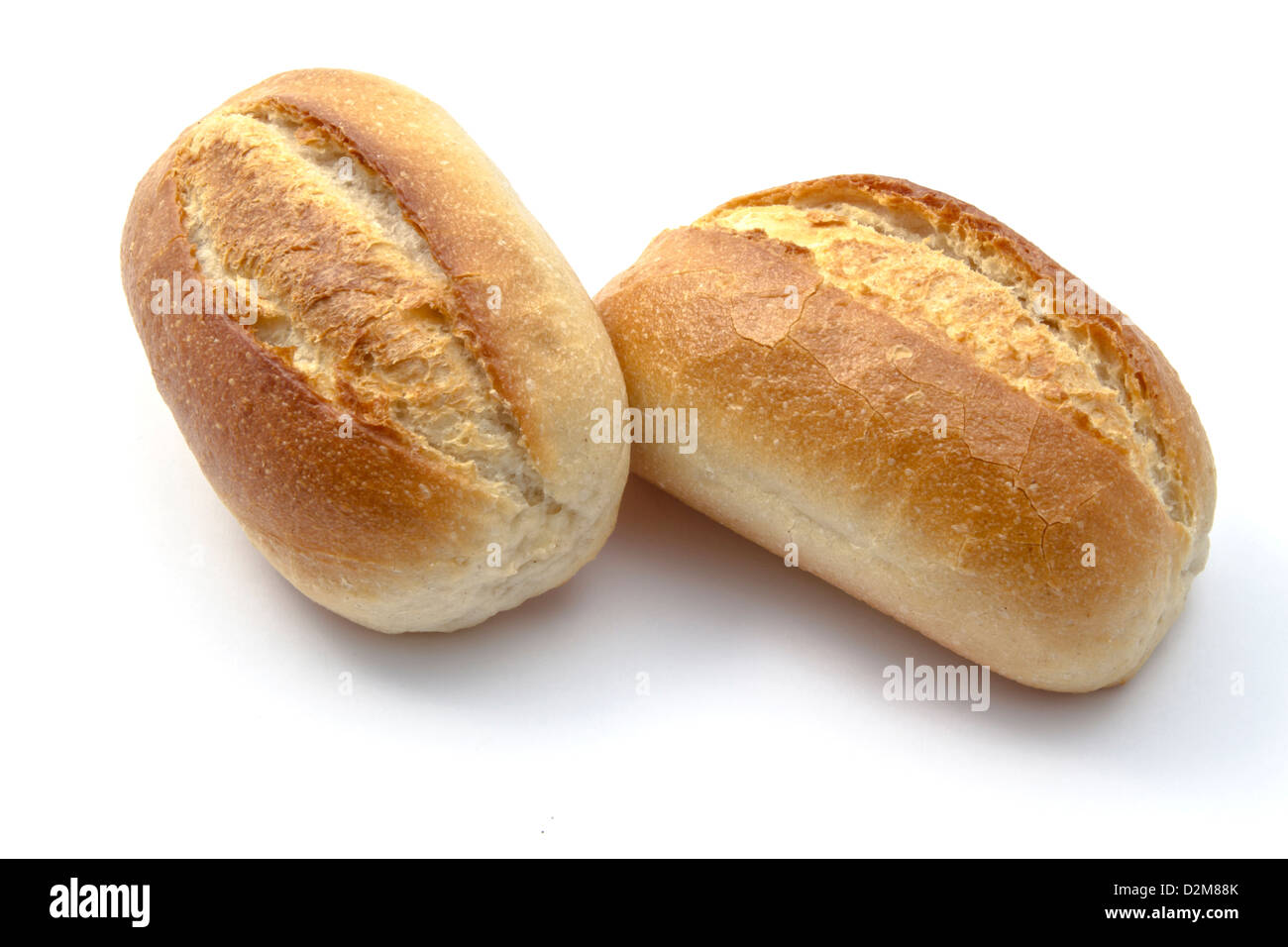 Mini bread isolated on white background Stock Photo - Alamy