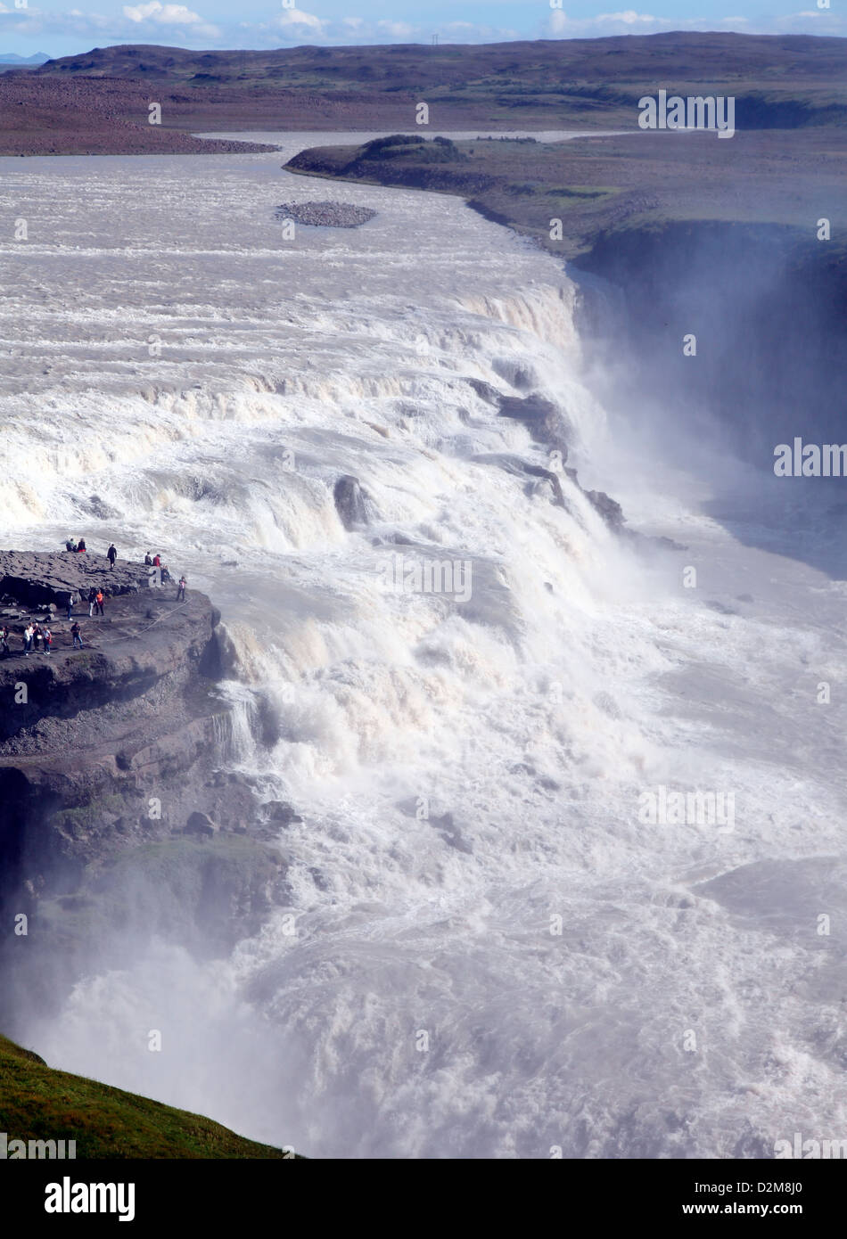 Gullfoss Waterfall Iceland Stock Photo - Alamy