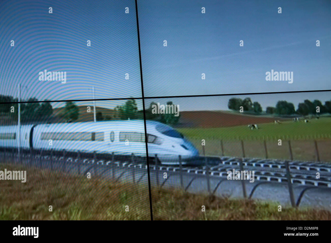 Hs2 train hi-res stock photography and images - Alamy