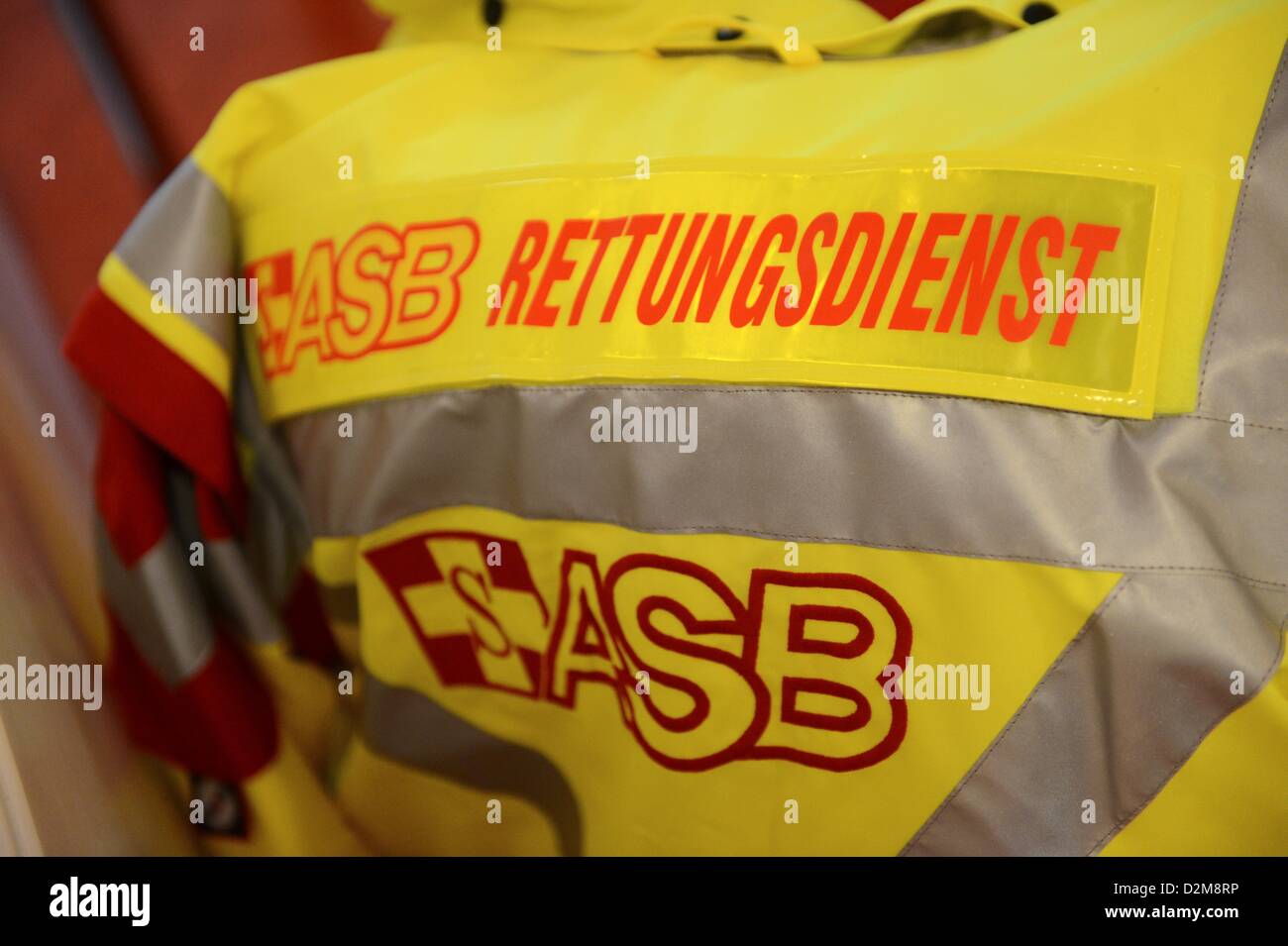 The illustration shows a paramedic wearing his uniform wastecoat during ...