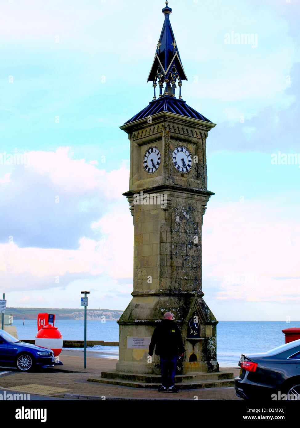 Clock tower, Shanklin, Isle of Wight, England, UK Stock Photo - Alamy