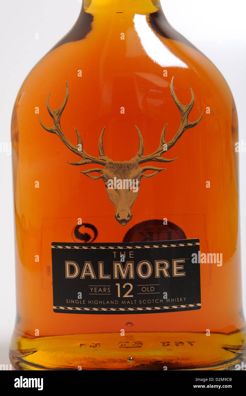 Dalmore 12 year Old Single Malt Whiskey Stock Photo - Alamy