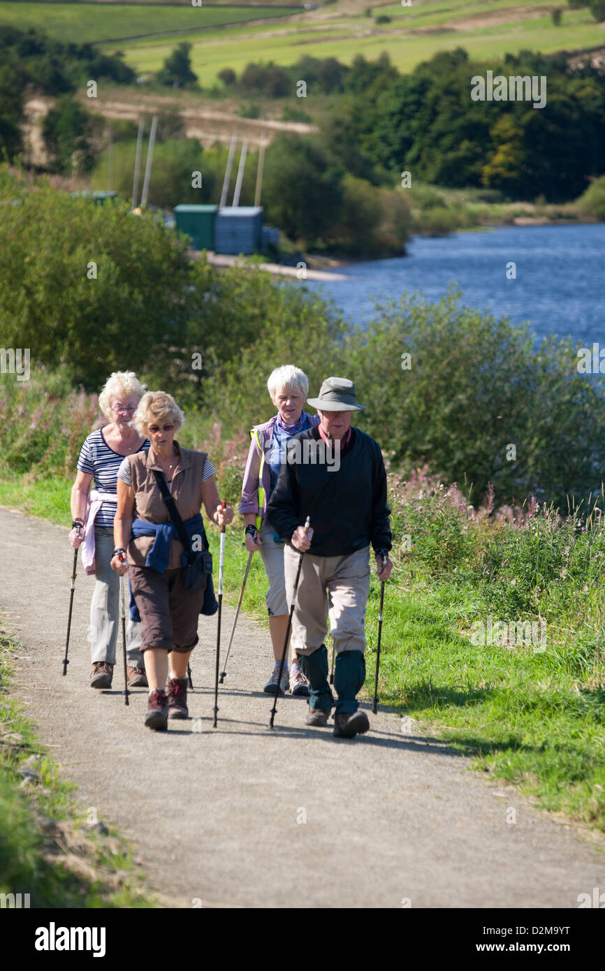 Elderly people walking in the country hi-res stock photography and ...