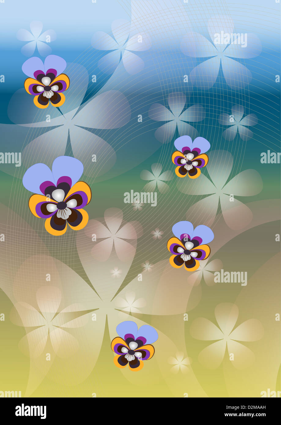 Blue violet painting fluid hi-res stock photography and images - Alamy