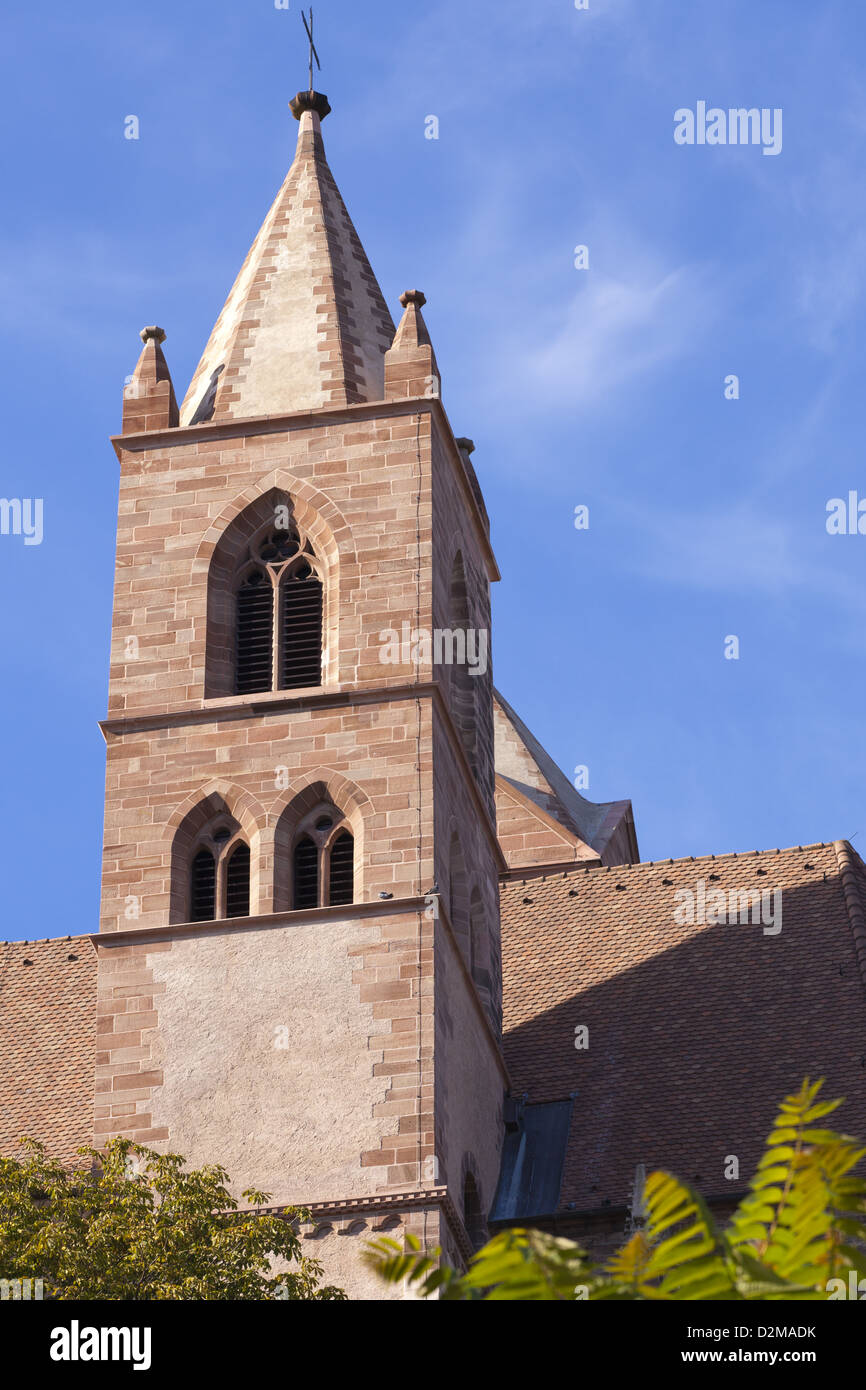 Views from Breisach Stephan cathedral in Breisach. Stadtansicht mit ...