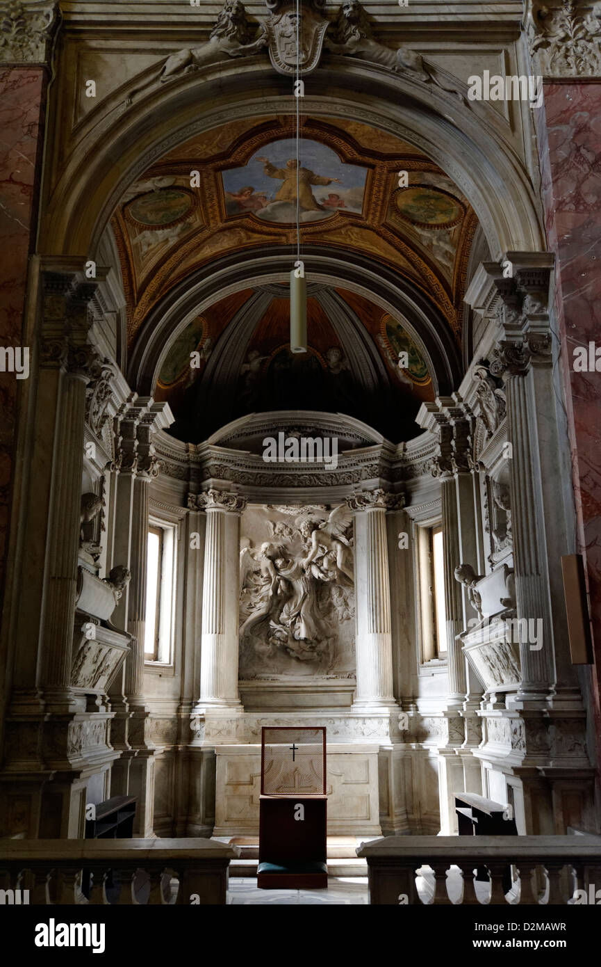 Rome. Italy. The Raimondi chapel, designed by Bernini inside the 15th ...