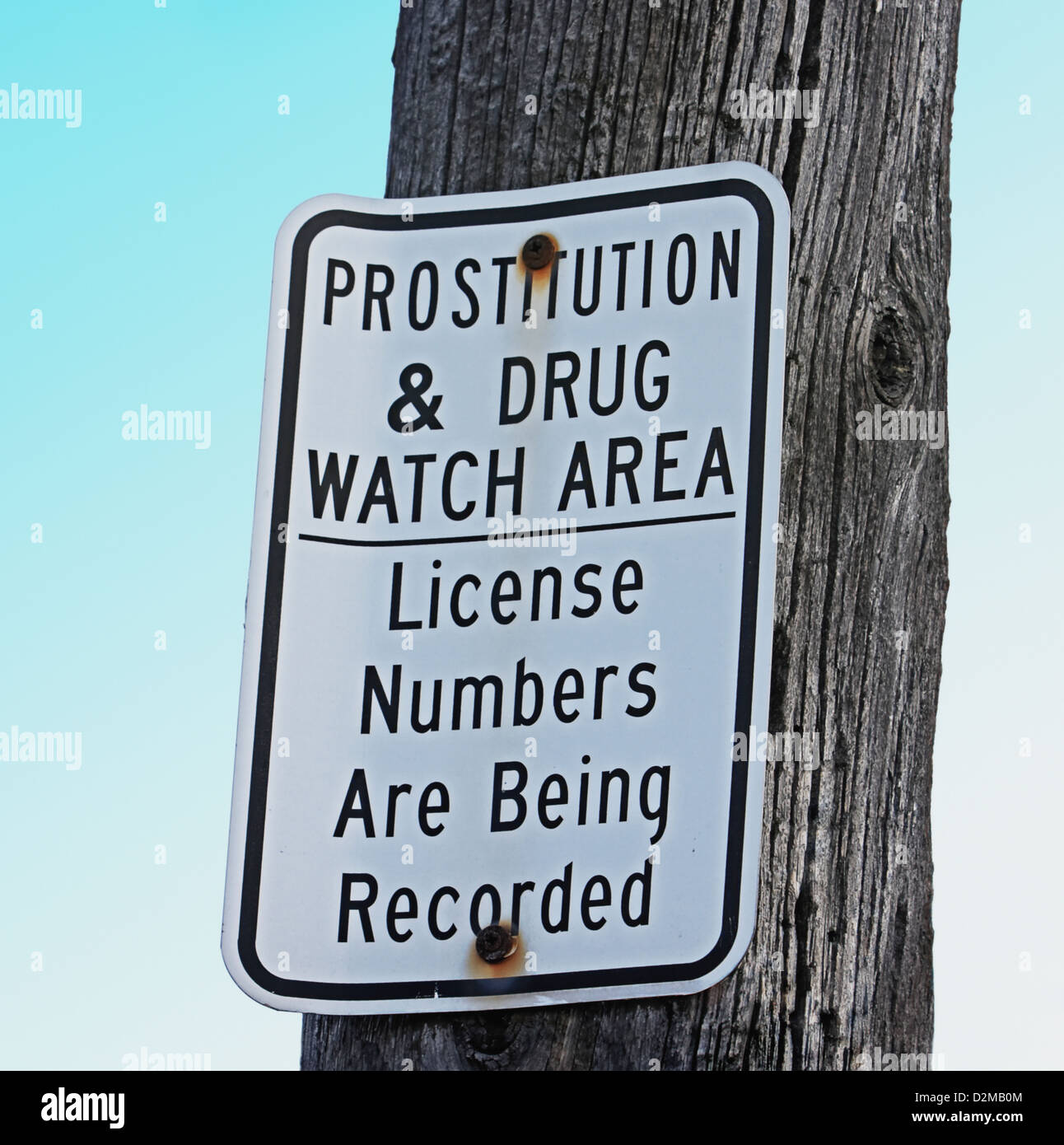 Prostitution Sign