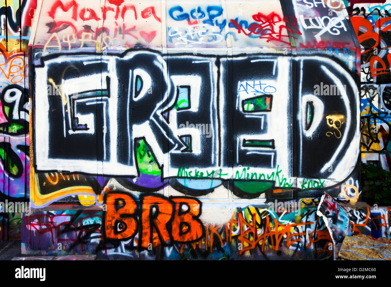 Greed sign hi-res stock photography and images - Alamy