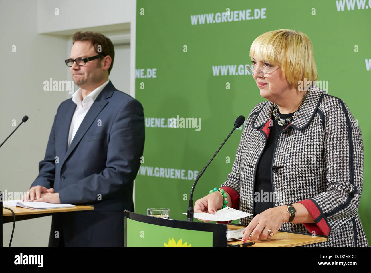 Berlin, Germany. 28th Jan, 2013. Roth speaks to the press Stock Photo ...