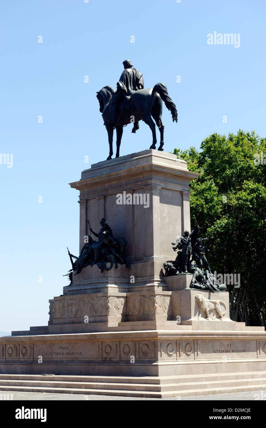 Gianicolo garibaldi rome hi-res stock photography and images - Alamy