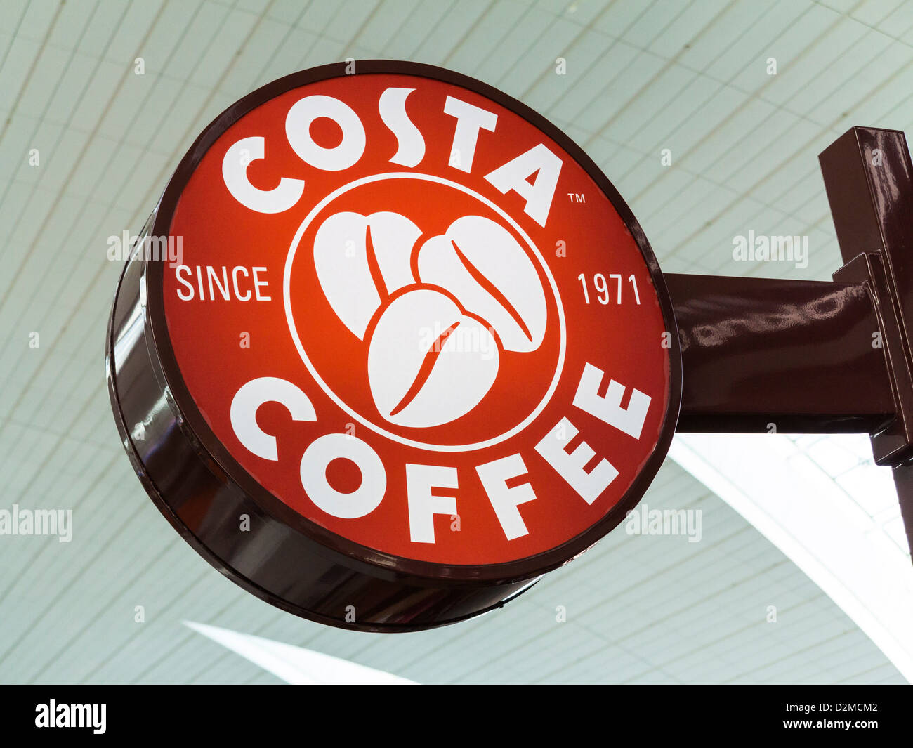 Shop sign, Costa Coffee logo Stock Photo - Alamy