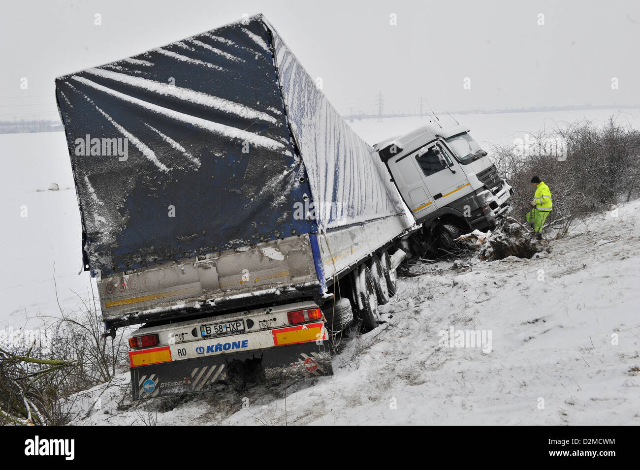 Romanian truck driver died in a car accident on the D2 motorway near ...